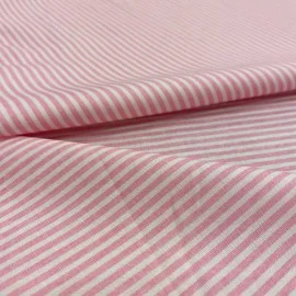 Tecido Tricoline Listrado Listra Fina 100% Algodão 0,50 x 1,50 Unid ...
