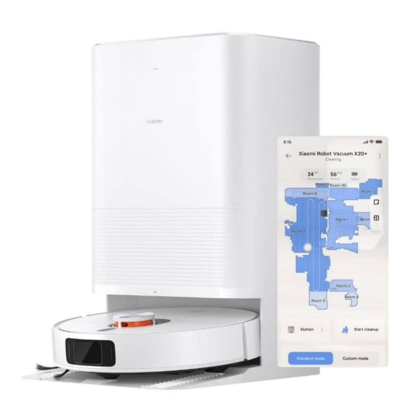 Aspirador Robo X20 Pro Vacuum Xiaomi 110v Mi Robot e limpa-chão com ...