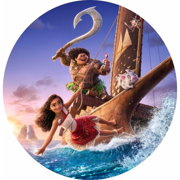 Painel Sublimado Redondo Moana 2 50cm | Shopee Brasil