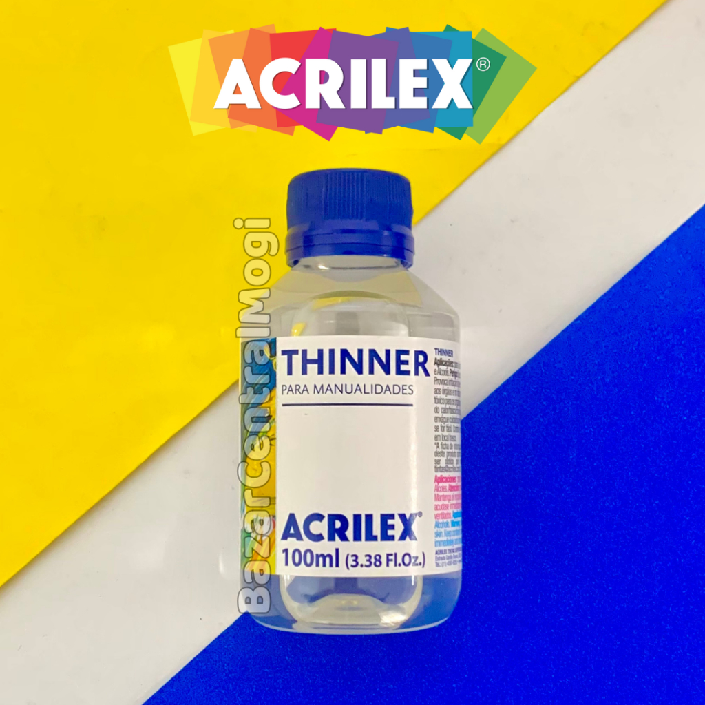 Thinner 100ml Acrilex Diluente para Vernizes e Tintas Incolor | Shopee Brasil