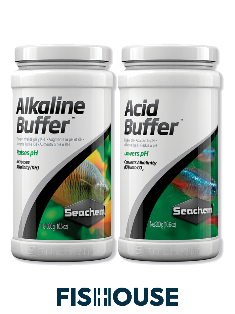 Kit Regulador de pH - Acid Buffer + Alkaline Buffer - Seachem | Shopee Brasil