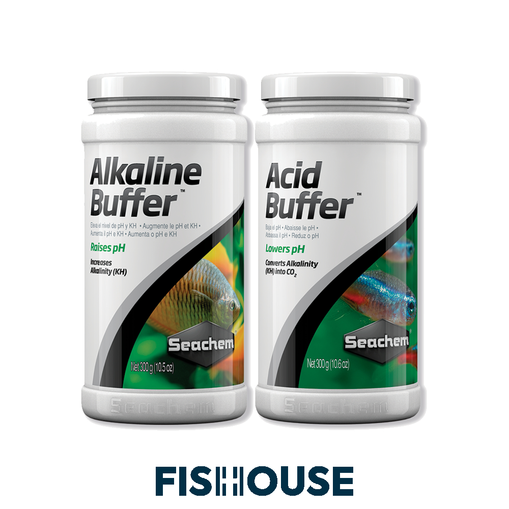 Kit Regulador de pH - Acid Buffer + Alkaline Buffer - Seachem | Shopee Brasil