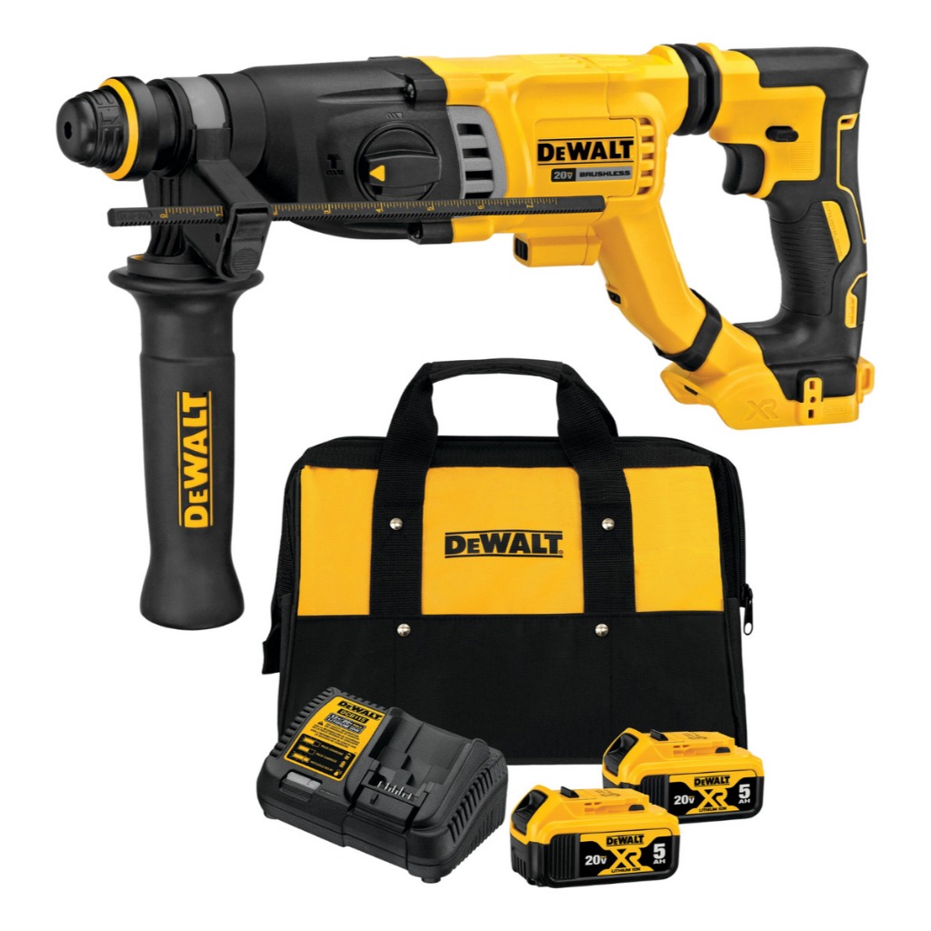 Martelete Perfurador Rompedor Sds Plus 20v Dewalt Dch263 Com Kit 2 ...
