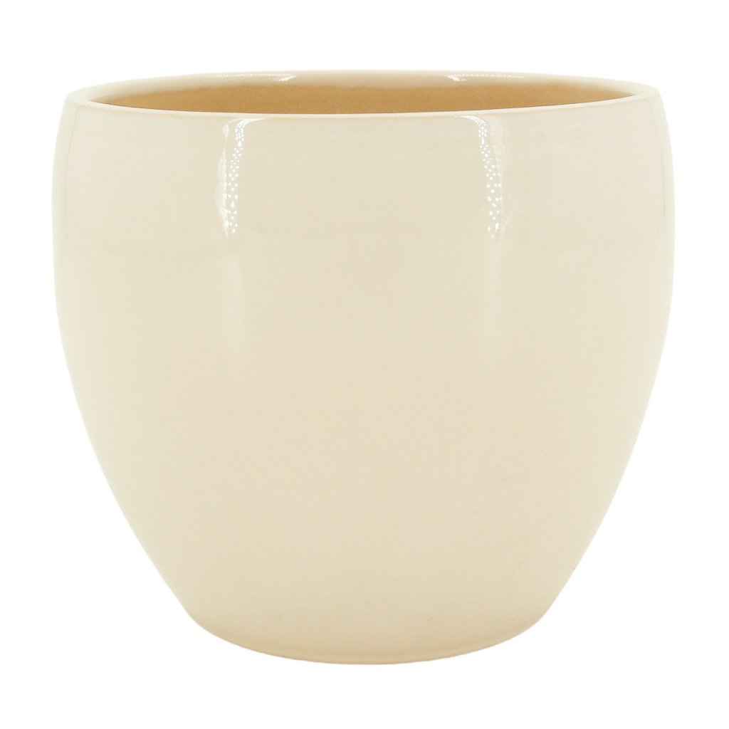 Vaso Cachepot Cerâmica Holandês - Lorance Marfim | Shopee Brasil