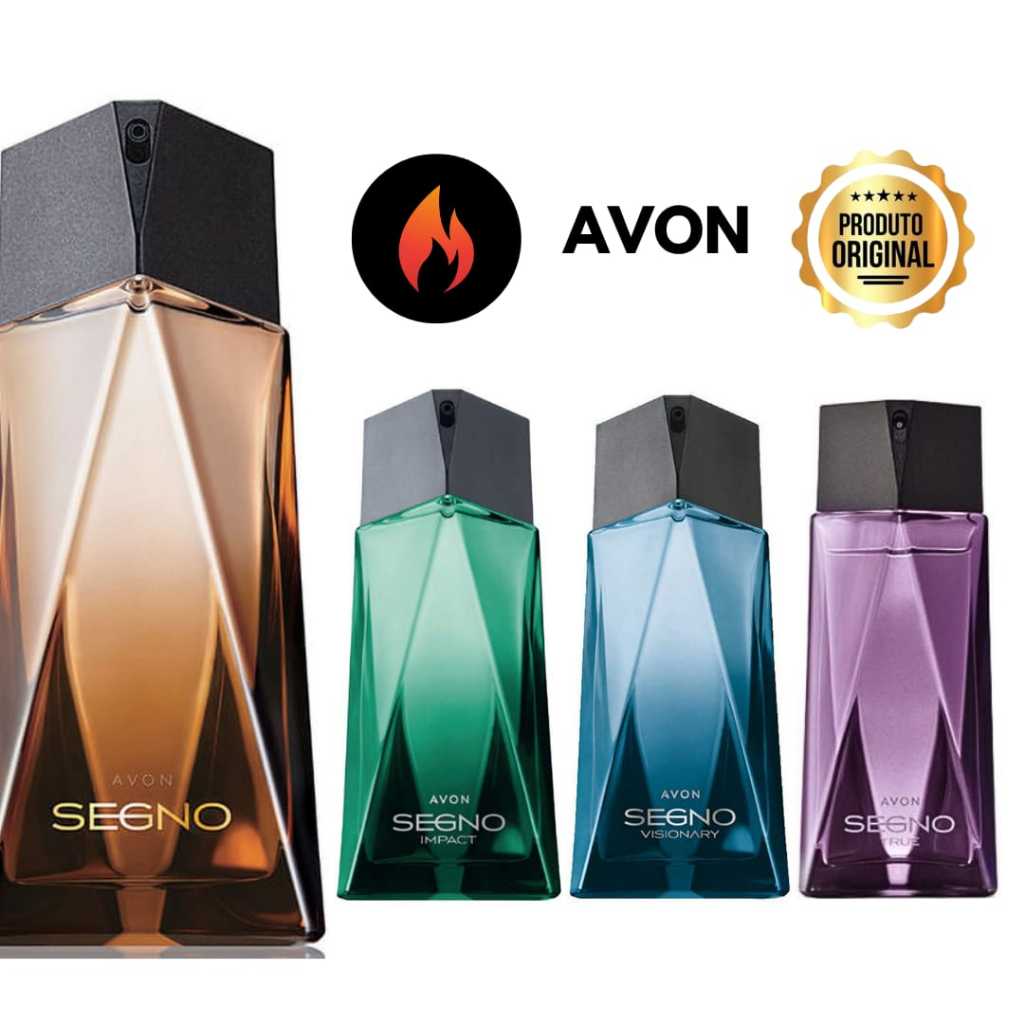 Perfume Segno Masculino Avon 100 ml 4 Opções | Novo Original Avon ...