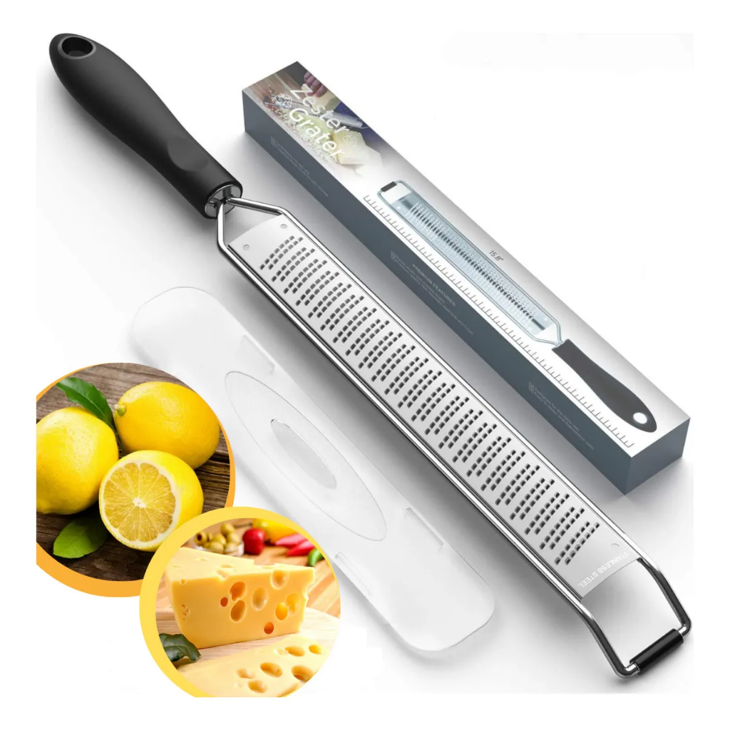 Ralador Culinário Inox Chef Raspas Limão Laranja Queijo Profissional ...