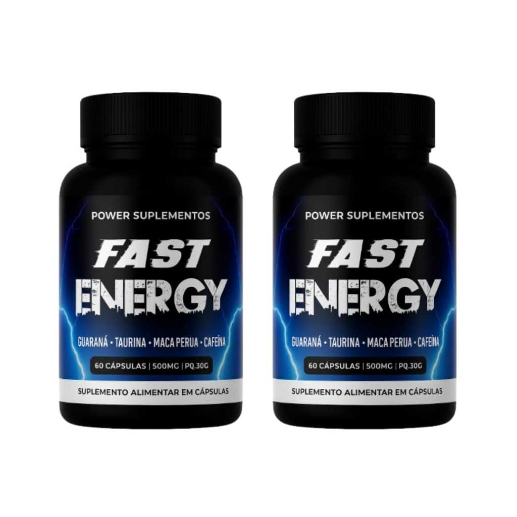 2 Fast Energy 60 Capsulas Original - Formula Concentrada + Potente sabor Energy Fast. | Shopee ...