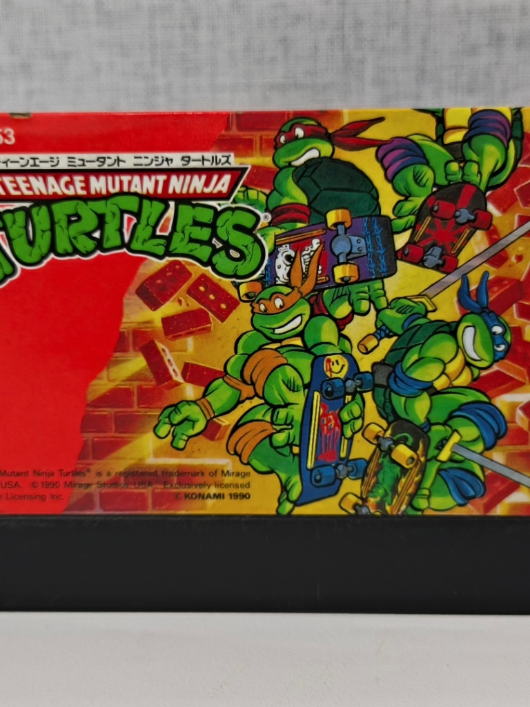 Jogo Family Computer Turthes 1 (Tartaruga Ninjas 1) | Shopee Brasil
