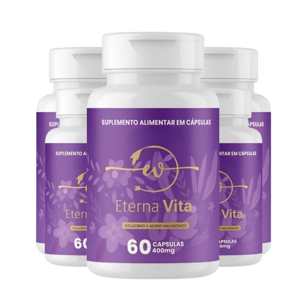5 Eterna Vita Capsulas 60un - Formula Concentrada + Avançada | Shopee ...