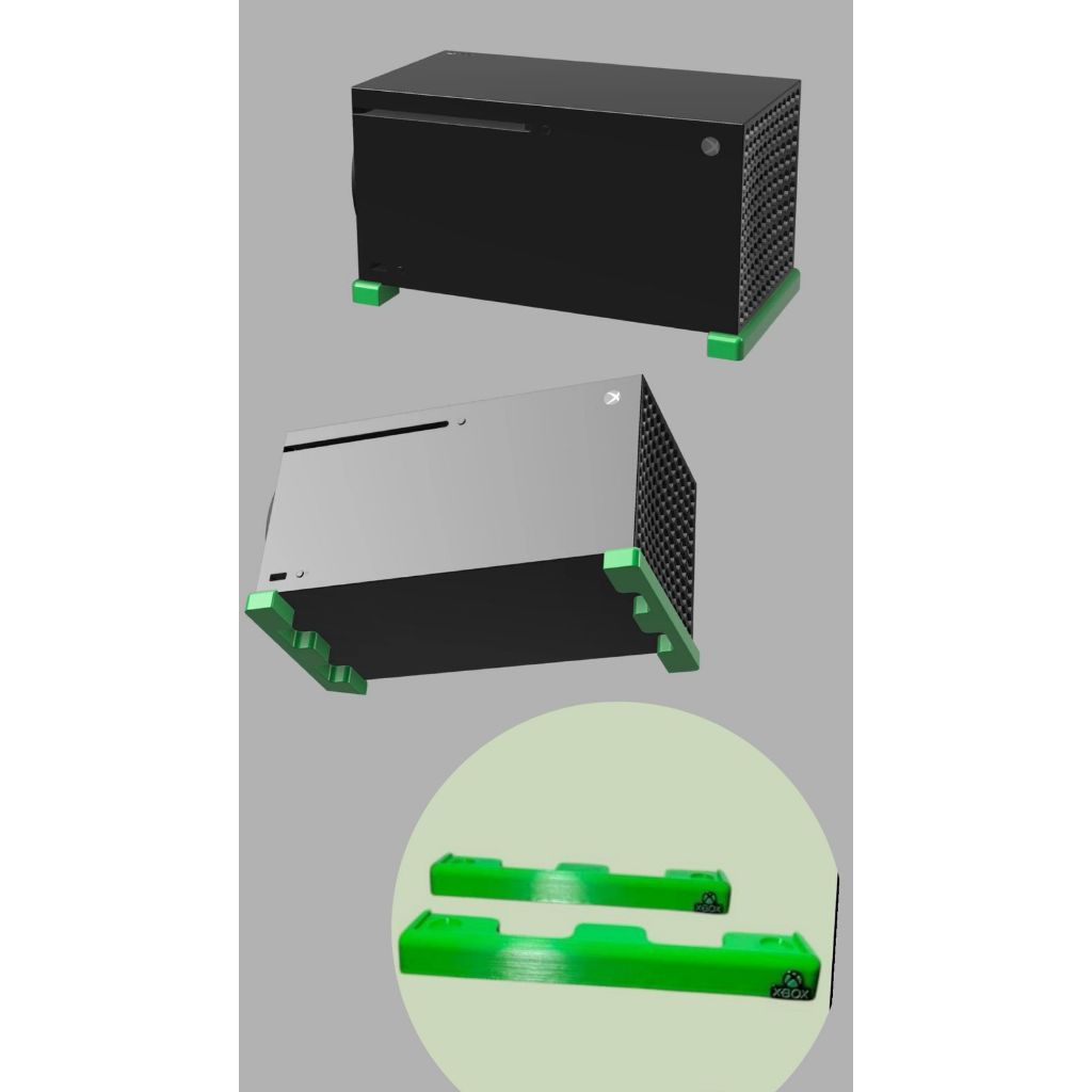 Suporte horizontal Xbox Series X - Base Horizontal - Vídeo Game ...