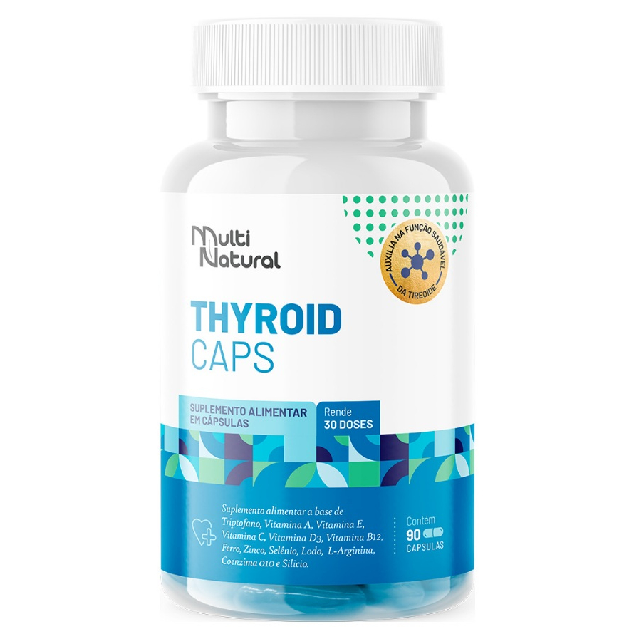 Thyroid Caps 90 Capsulas - Multi Natural | Shopee Brasil