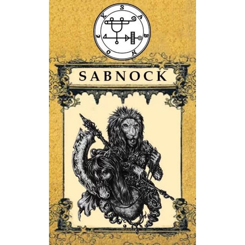 Quadro Decorativo Daemon Sabnock Goetia - Defesa e Fortificação ...