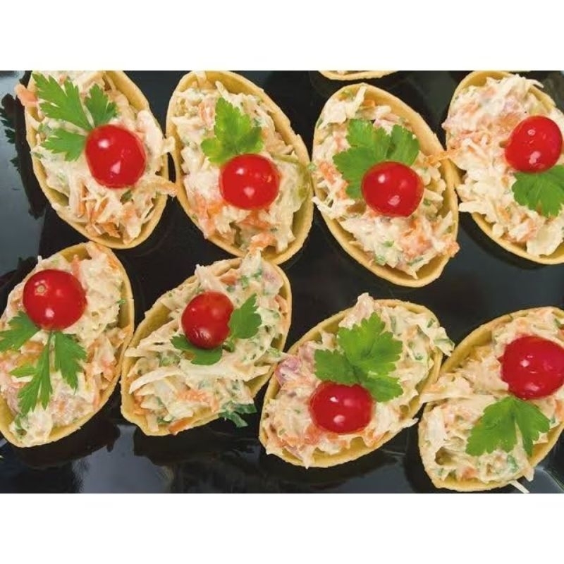 Barquetes Canapés 100 unidades feitas na hora!!! | Shopee Brasil