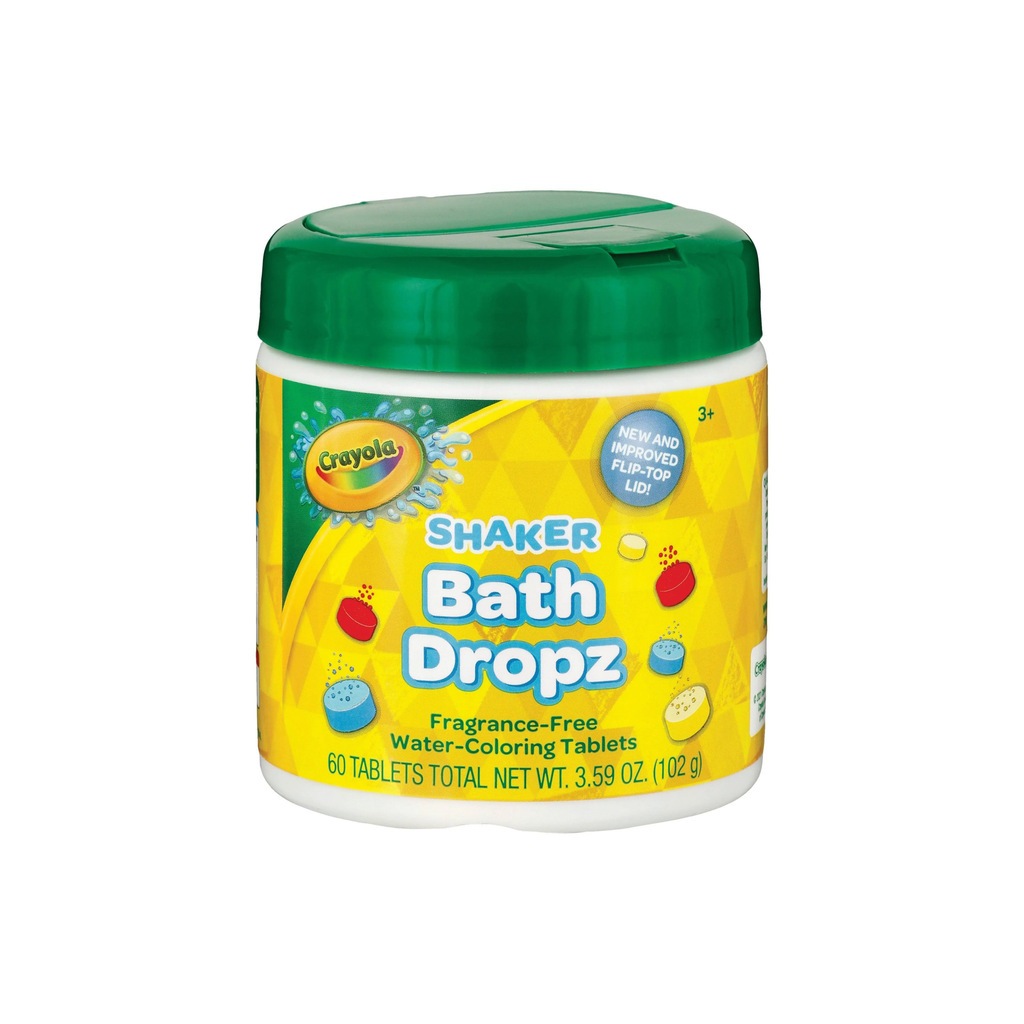 Crayola Bath Dropz 102 g, 60 comprimidos | Shopee Brasil