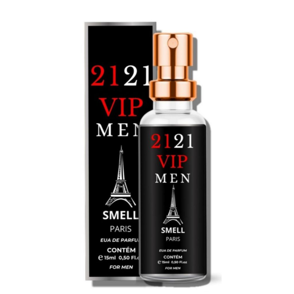 Perfume masculino Vip Men 15 ml Smell Paris | Shopee Brasil