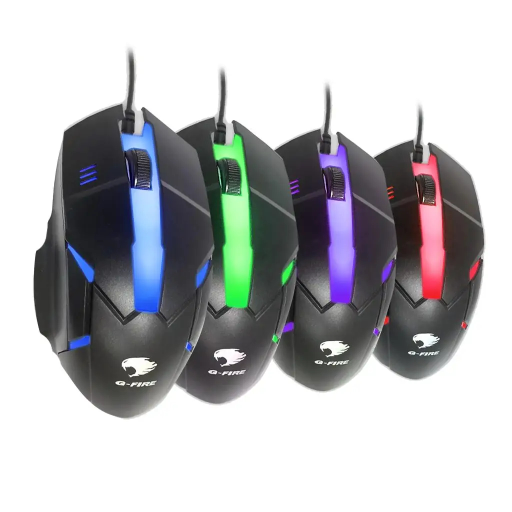 Mouse Gamer G-Fire com Leds coloridos - MOG017 | Shopee Brasil