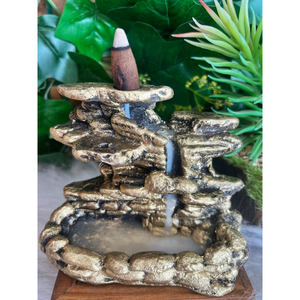 Incensário Cascata de Fumaça Efeito Cachoeira Zen | Shopee Brasil