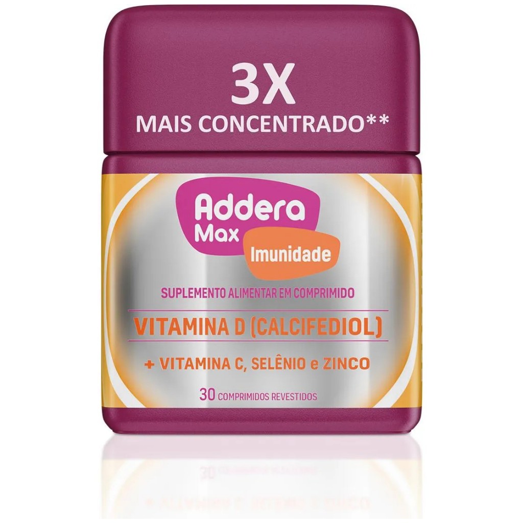 Polivitamínico Addera Max Imunidade 30 comprimidos | Shopee Brasil