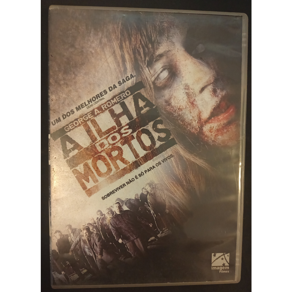 DVD A Ilha dos Mortos - Terror | Filme | Locadora | Coleção | Shopee Brasil
