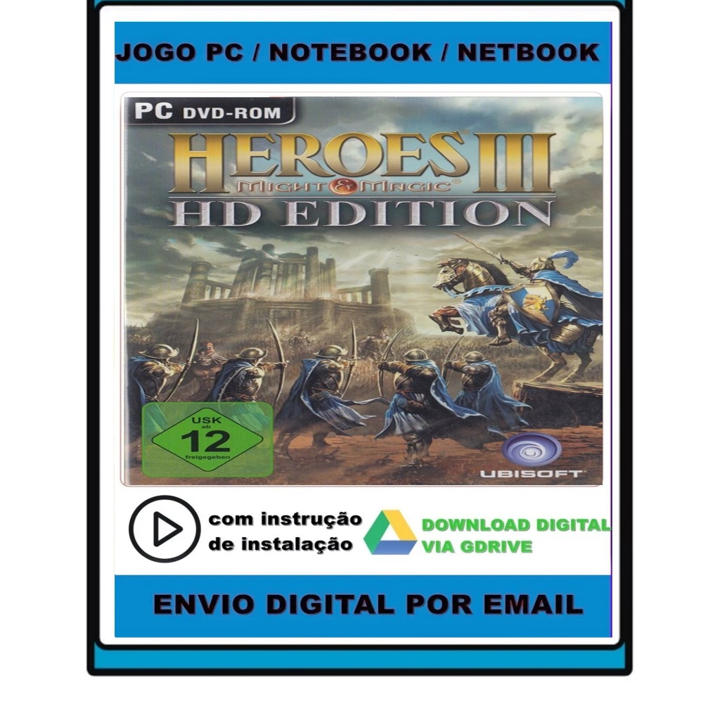 Heroes of Might & Magic 3 HD Edition - Jogo PC | Shopee Brasil