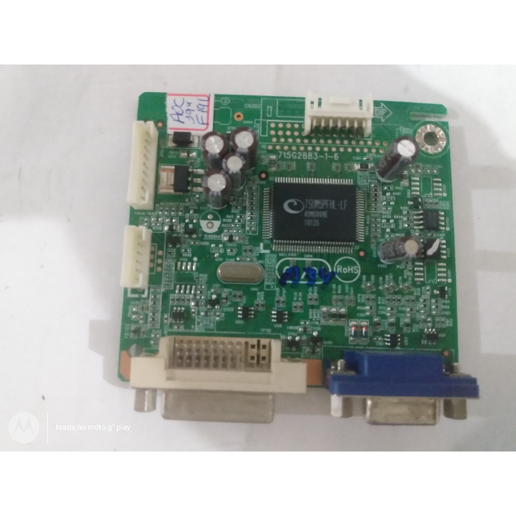 placa principal monitor 19 polegadas AOC F19L usado bom estado | Shopee Brasil