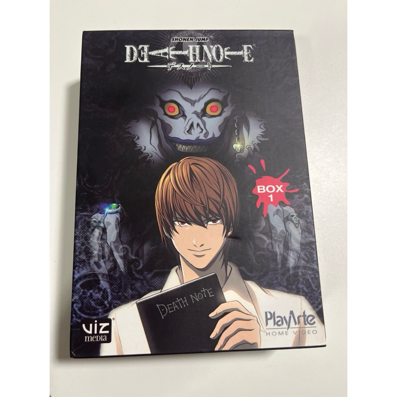 Box 01 dvd Death note | Shopee Brasil