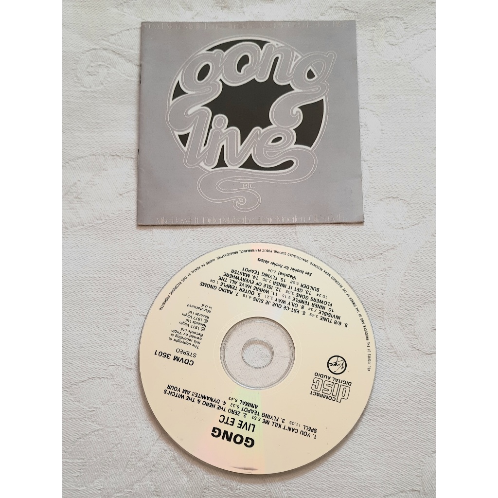 Cd Gong Live Importado Uk (sem Contracapa) | Shopee Brasil