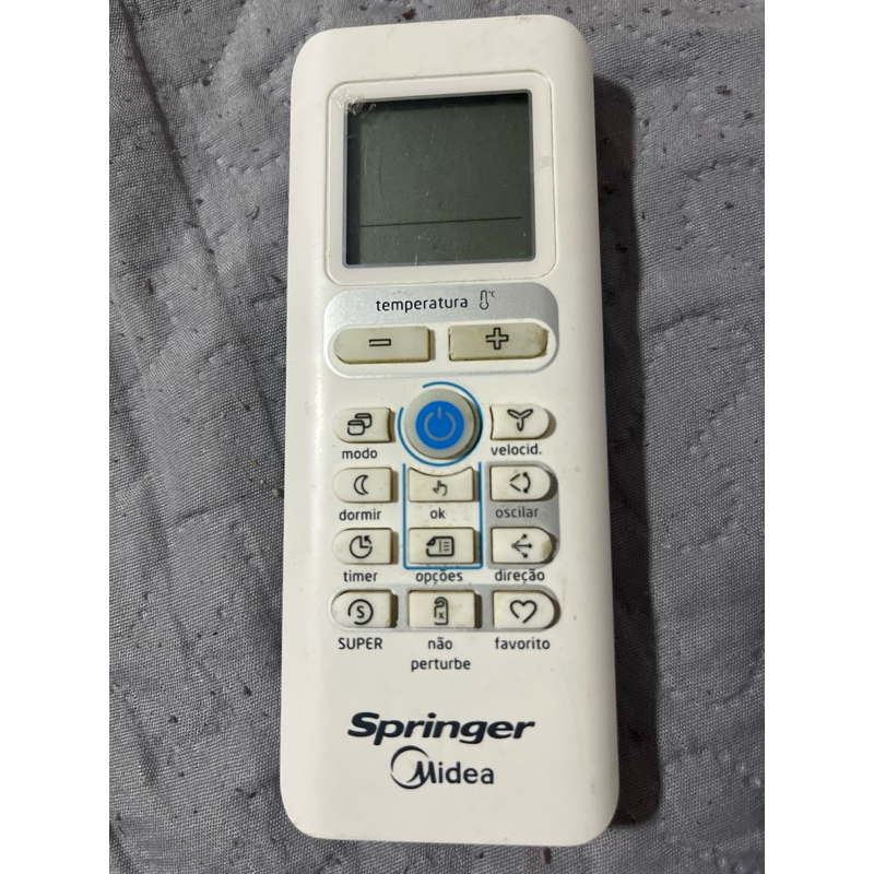 Controle Remoto ORIGINAL Ar Condicionado Springer Midea Original ...
