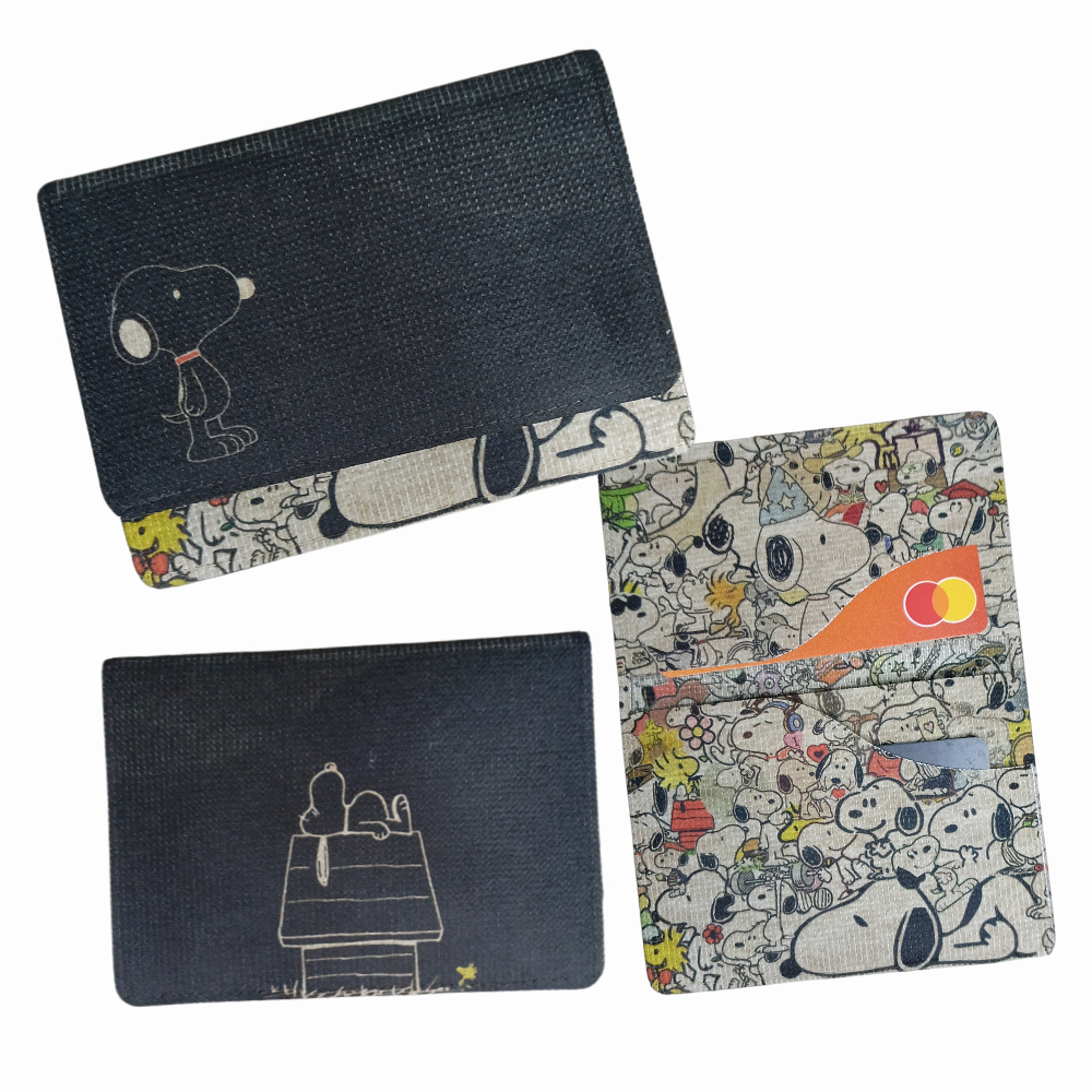 Carteira / Porta Cartões - Snoopy P&B | Shopee Brasil
