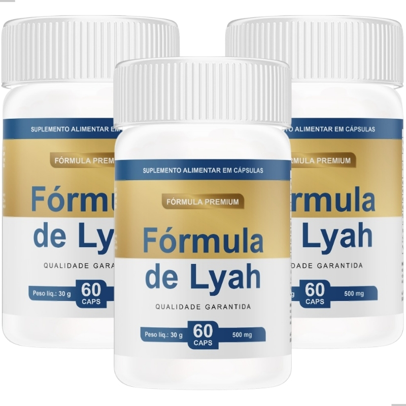 Kit 3 Fórmula De Lyah Original Composto de Lyara Suplemento Alimentar ...