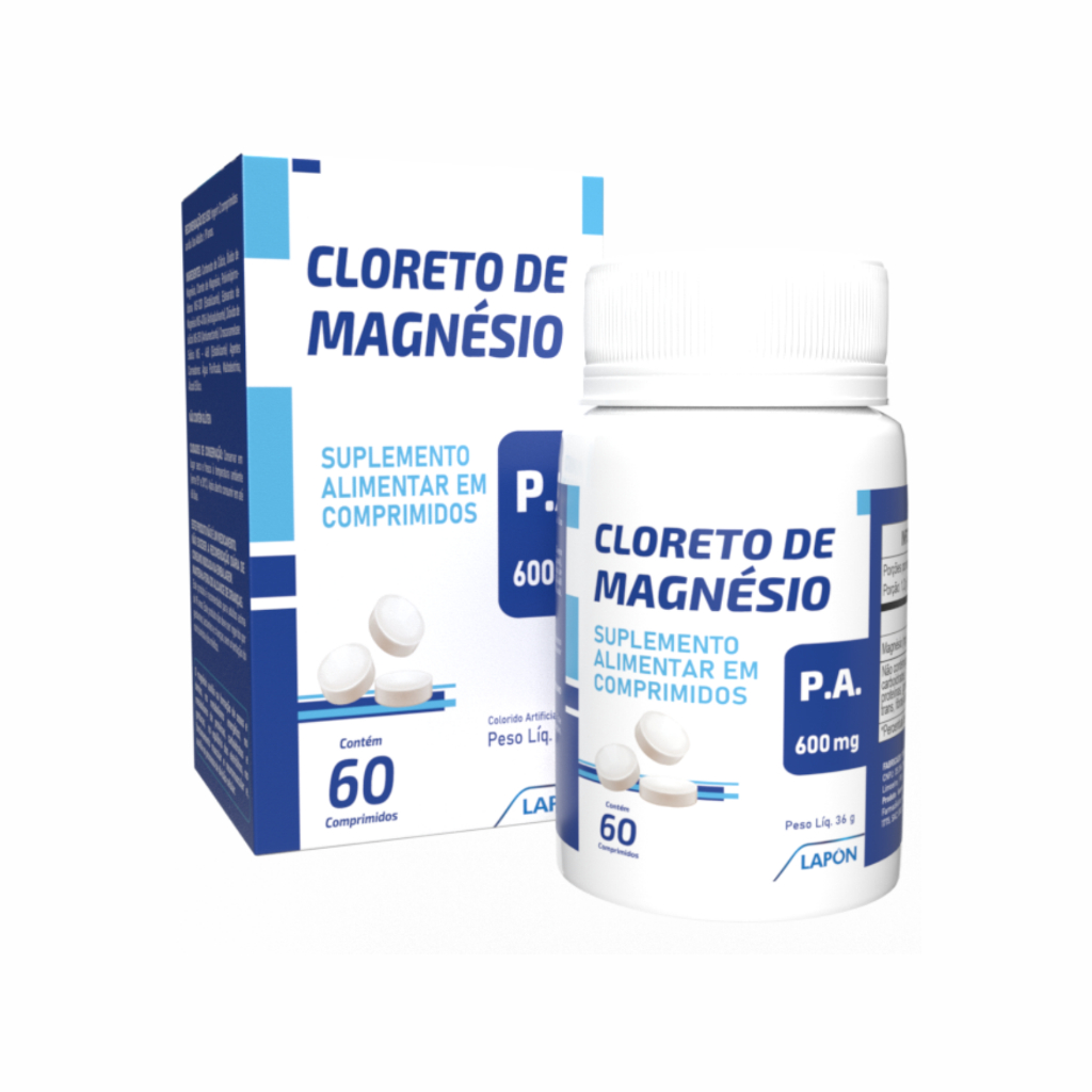 Suplemento Cloreto de Magnésio PA - Óxido de Magnésio - 60 comprimidos | Shopee Brasil