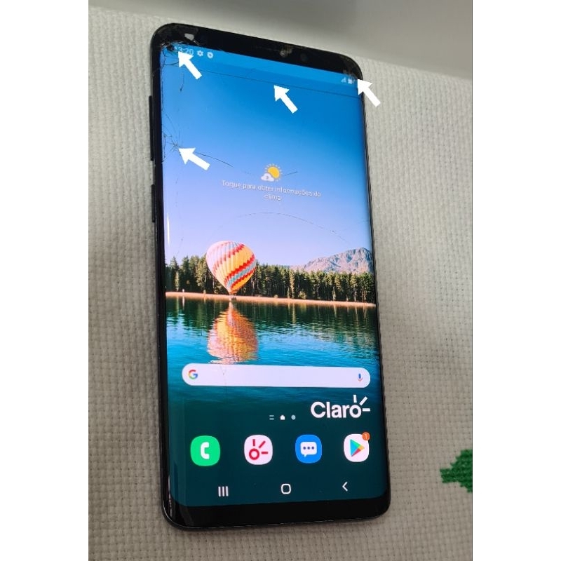 Samsung Galaxy S9+ Plus 128GB SM-G9650 Usado (COM DEFEITOS) | Shopee Brasil