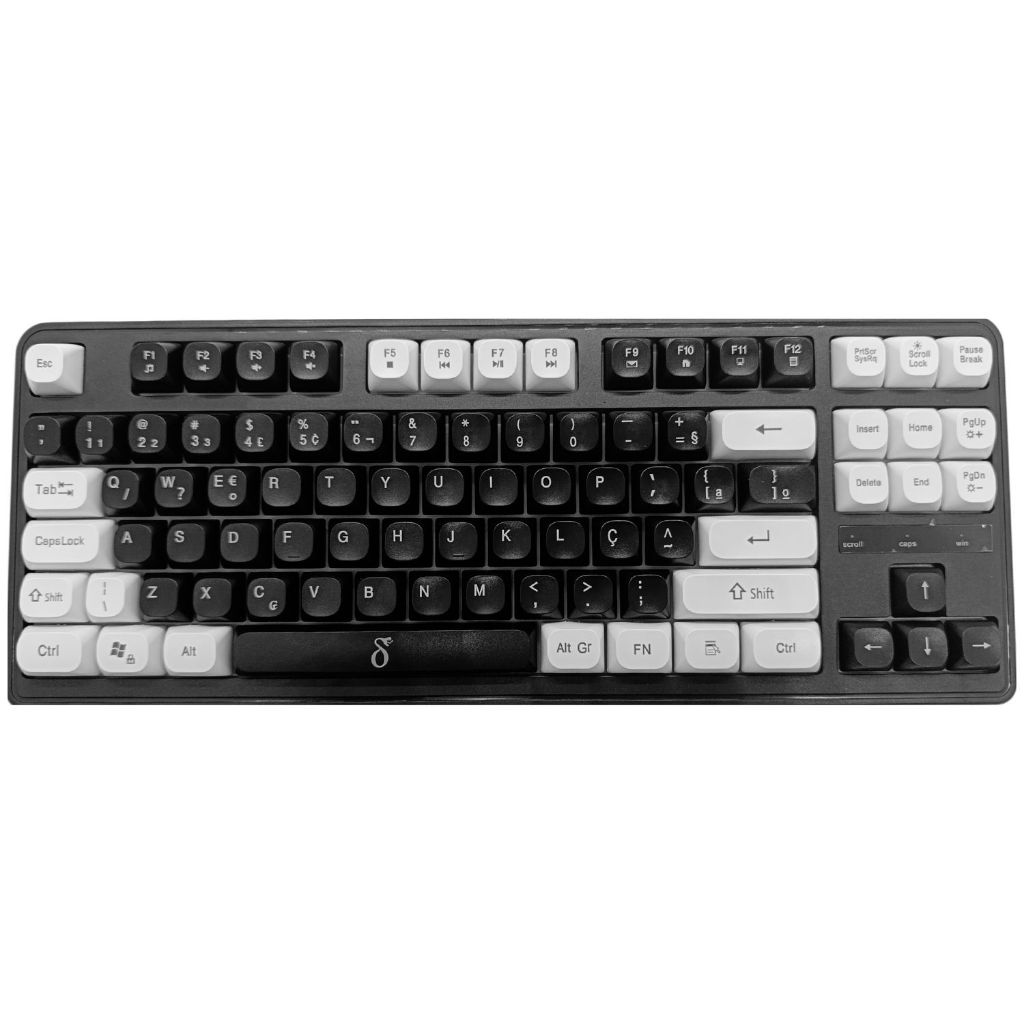 Teclado Gamer RGB Semi Mecânico 88 Teclas QWERTY ABNT2 USB com Botão ...