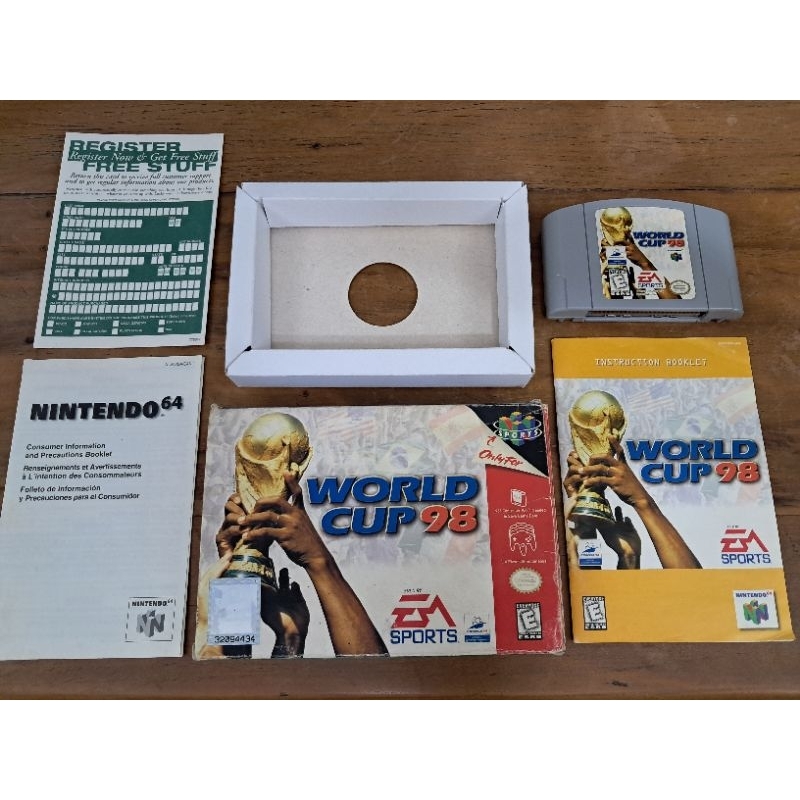 World Cup 98 N64 Nintendo 64 C/ Caixa E Manual Original Usado | Shopee ...