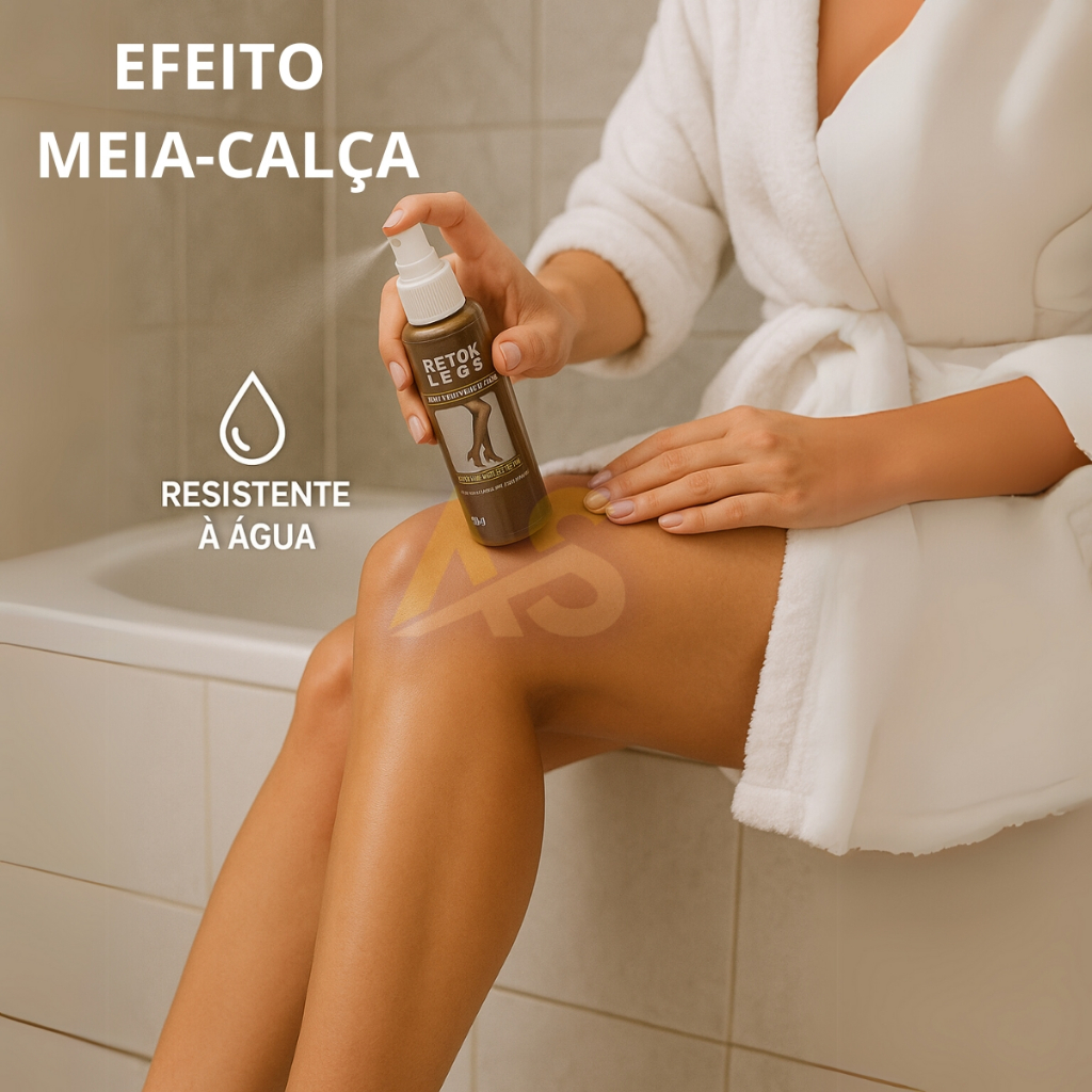 Spray Maquiagem Para Pernas Retok | Disfarça Micro Varizes e Manchas ...