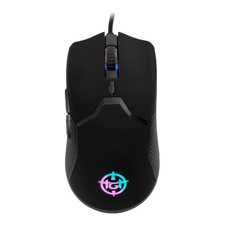 Mouse Gamer TGT Vector E1, Rainbow RGB, 8000DPI, 6 Botoes, Preto, TGT ...