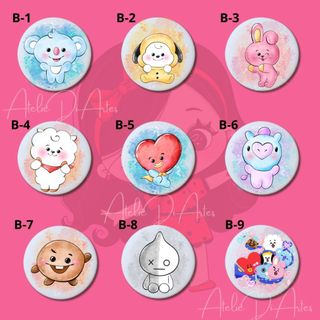 Bottons BTS21 – BTS | Coleção Exclusiva | Broche 3,8cm | Fãs e ...