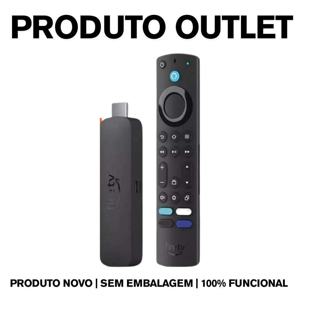 [OUTLET] Fire Stick 4K MAX Dolby Bluetooth 5.0 com Alexa Amazon Wi-Fi 6 ...