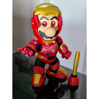 Iron Mario 3D Com Led | Shopee Brasil