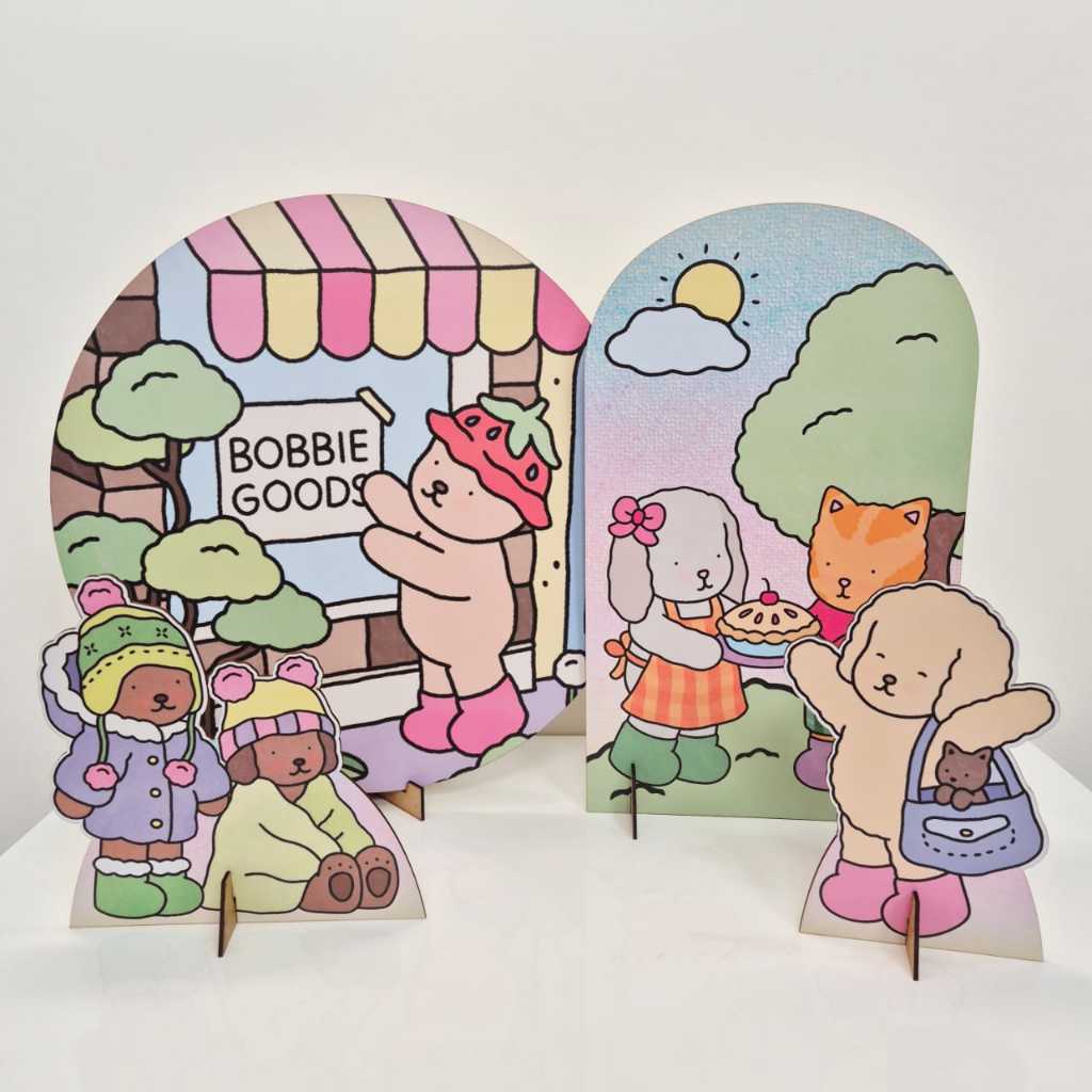 Kit Mini Festa na Mesa Bobie Gods Mdf Painel Redondo Romano Displays ...