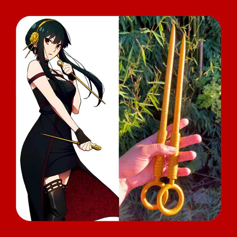 Agulhas Yor Forger - Spy x Family - Cosplay | Shopee Brasil