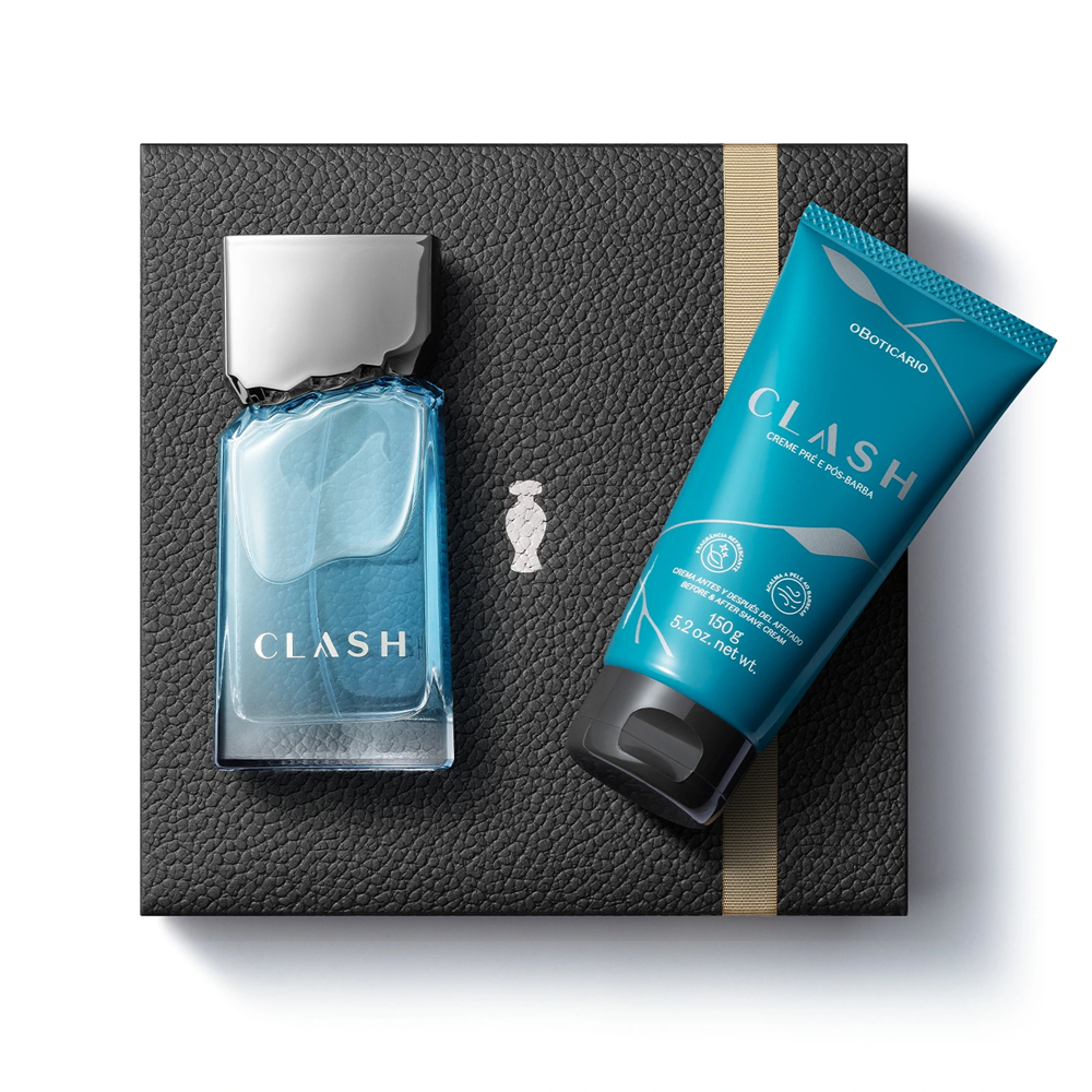 Kit Clash: Colônia 100ml + Loção Barba 150g | Shopee Brasil