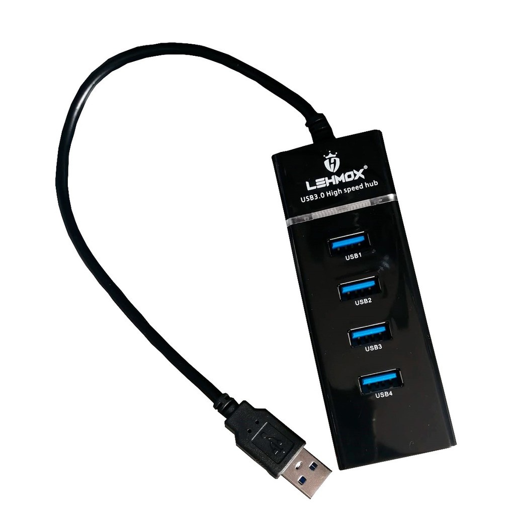Expansor Hub USB 3.0 Com Led e 4 Portas Super Rápido 5 Gbps da LEHMOX ...