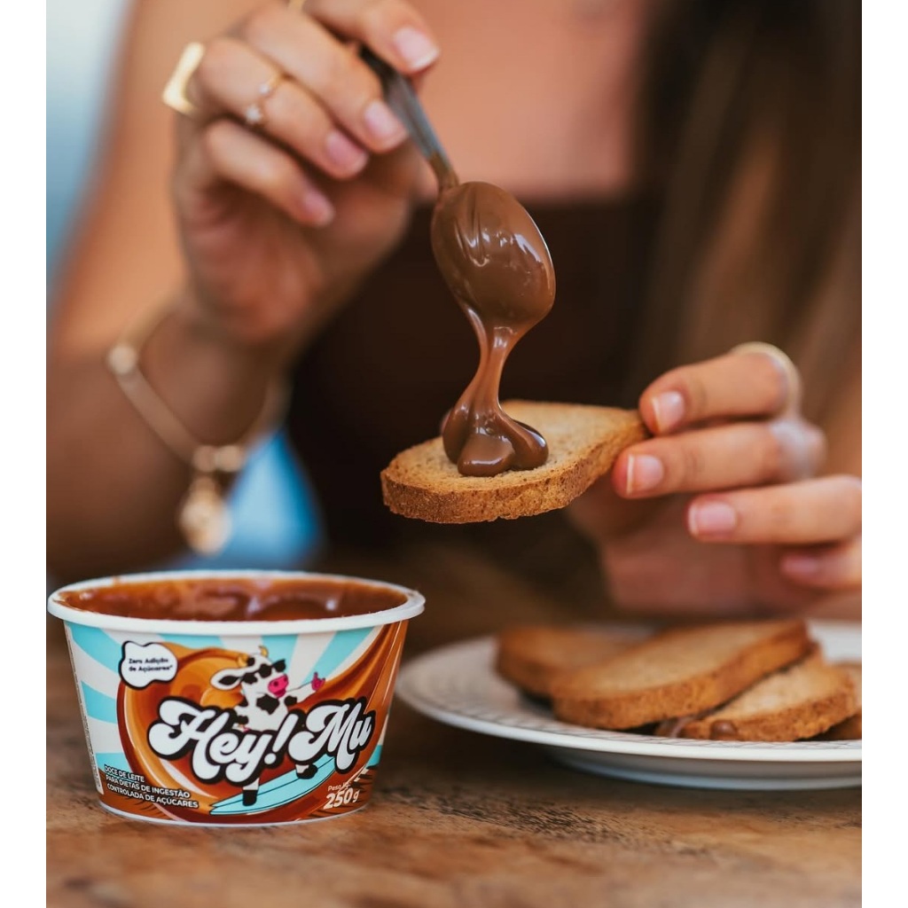 Doce De Leite Hey! Mu 250g Zero Açúcar Fit Original | Shopee Brasil