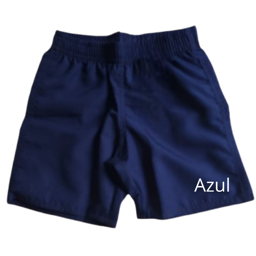 Short Bermuda Infantil Tactel Escolar Uniforme Kits 3,2 e unitário ...