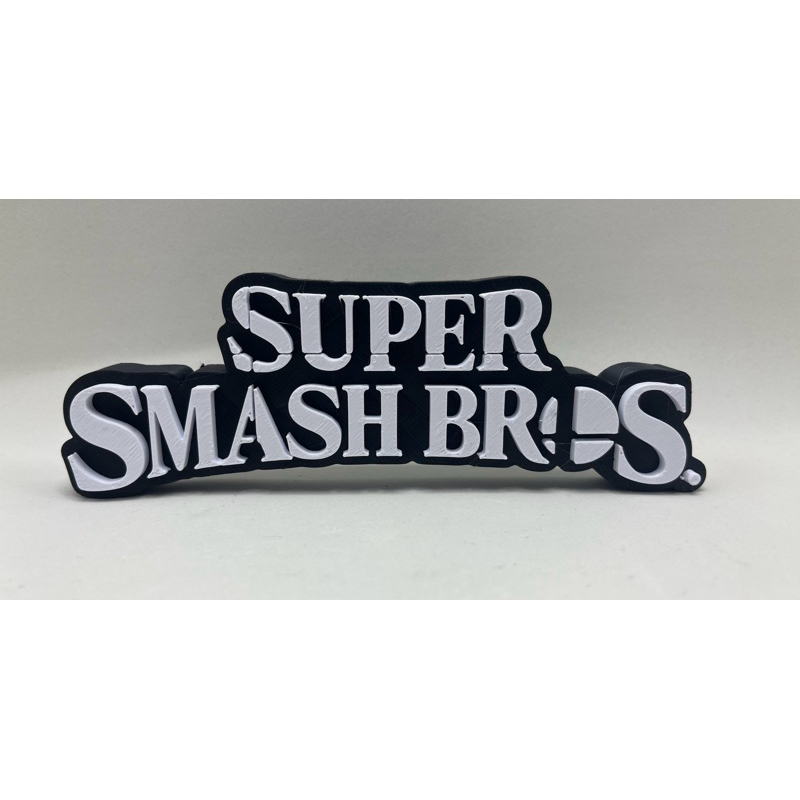 Letreiro Super Smash Bros 3D – 15x4cm – Enfeite Gamer | Shopee Brasil