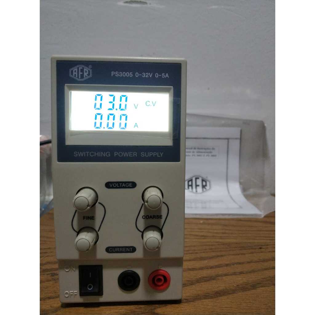 Fonte de Bancada AFR PS3005 bivolt | Shopee Brasil