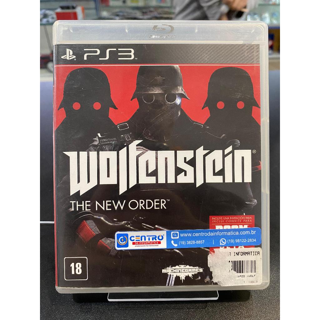 Wolfenstein The New Order PS3 Físico Semi Novo | Shopee Brasil