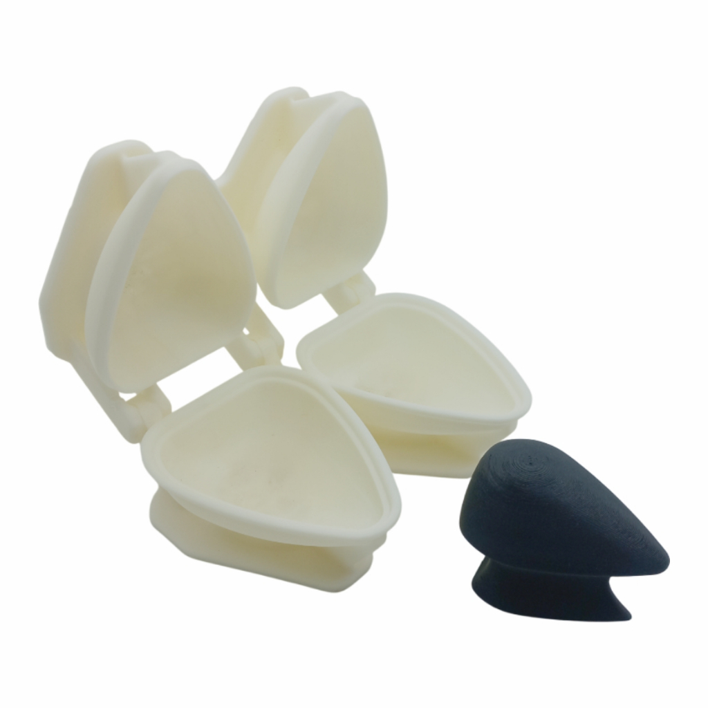 Molde Forma Salgados Coxinha Grande Lanche 8,5x6cm (2x) Abs | Shopee Brasil