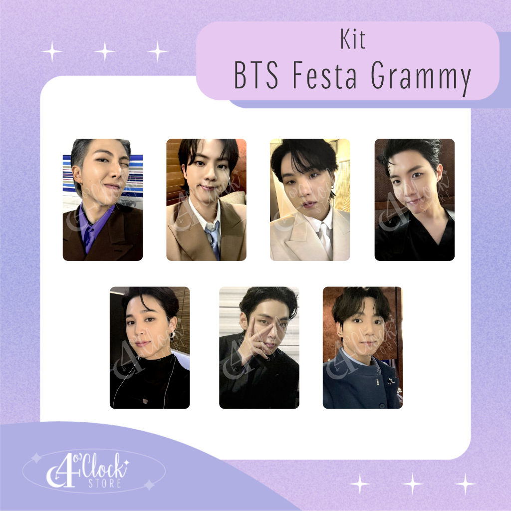 Kit BTS Festa Grammy 2025 Fanmade - RM / Jin/ Suga / J-hope/ Jimin/ V ...